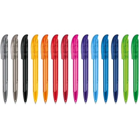 Challenger Soft Grip Clear Retractable Pen from £0.48